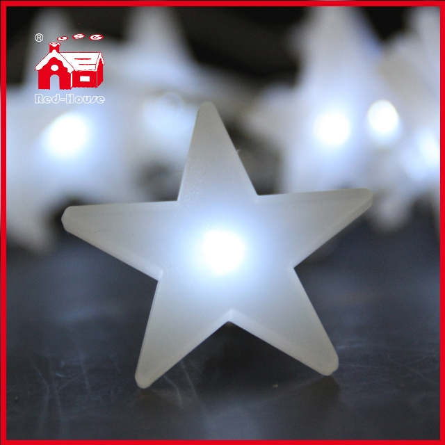 LED Star Battery Light White Star Pendant Customized 10L Battery ...